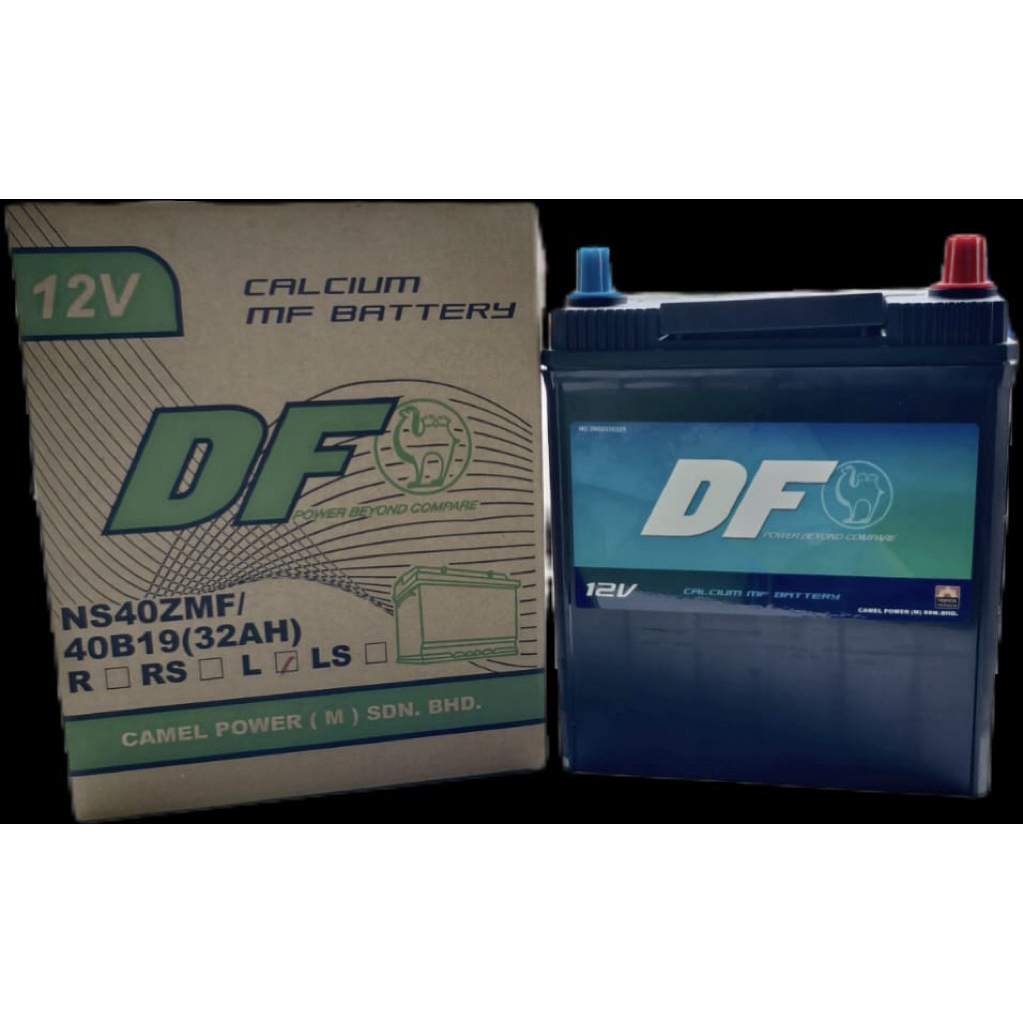 BATTERY CAR CAMEL DF NS40 NS60 NS70 55D23L NX120-7 DIN55 | Shopee Malaysia