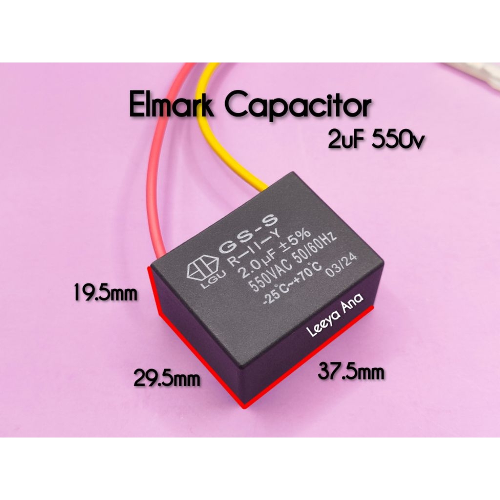 READY STOCK. ELMARK 2.0uf 550VAC High Quality Original Ceiling Fan ...