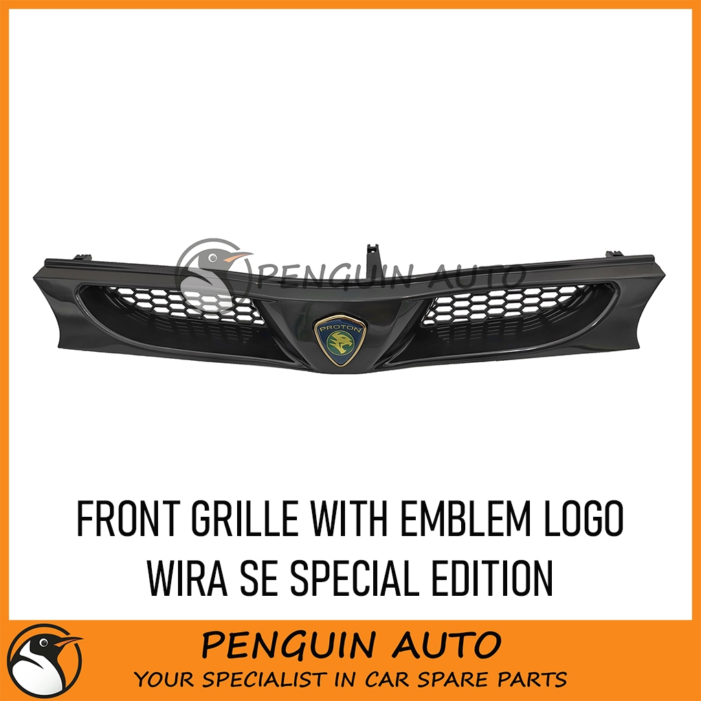 PROTON WIRA SE SPECIAL EDITION FRONT GRILLE WITH EMBLEM LOGO PW593468SB ...