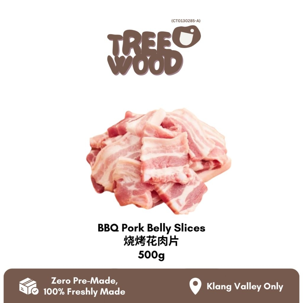 [Klang Valley Only] Treewood Fresh Frozen BBQ Pork Belly Slices ...