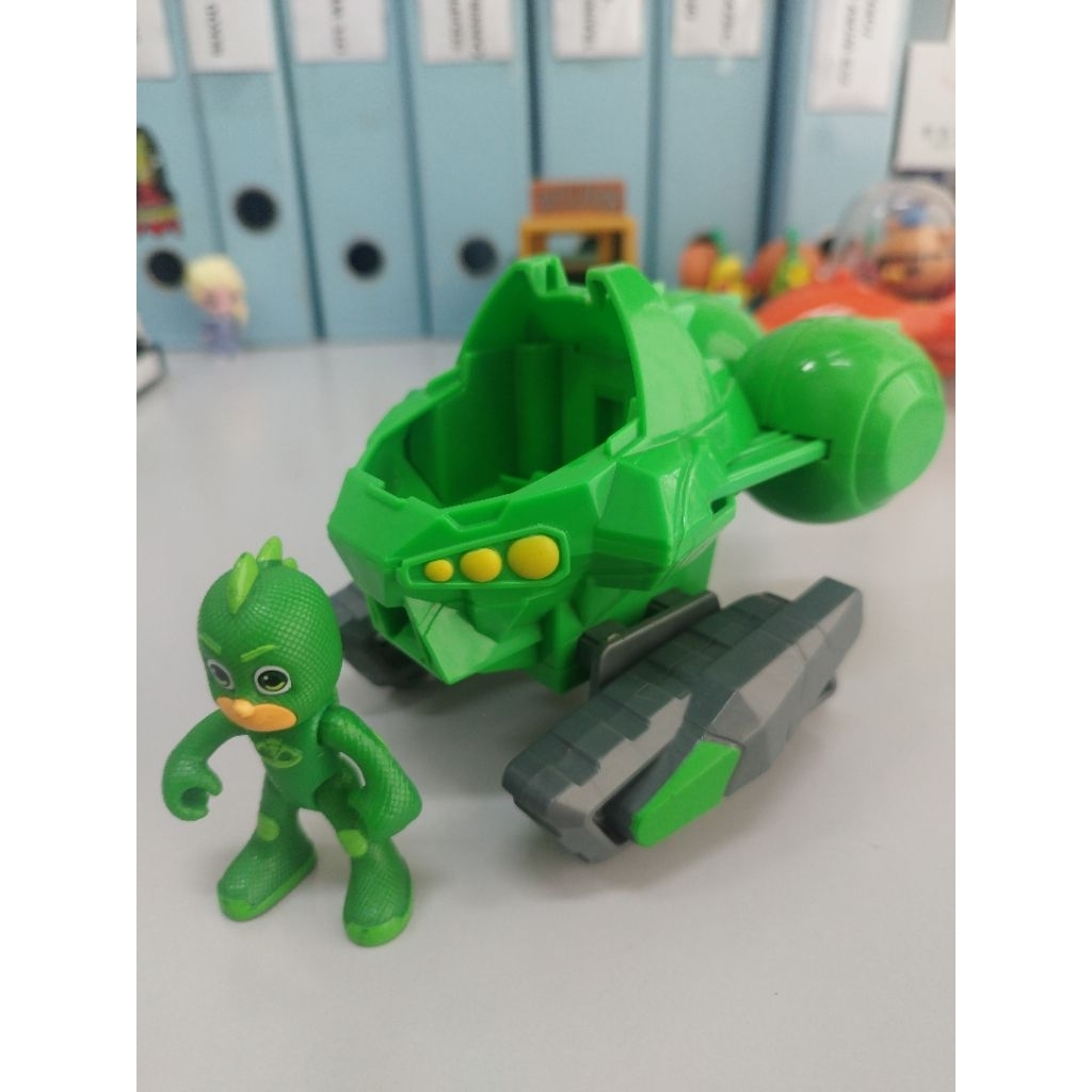 PJ Mask Gekko Deluxe Vehicle with Gekko figure | Shopee Malaysia