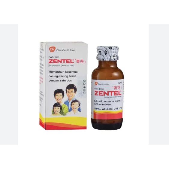 PROMOSI - ZENTEL SUSPENSION (10ML) - EXPIRY 01/2026 | Shopee Malaysia