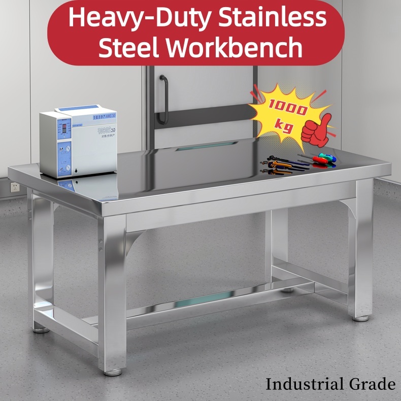 Heavy Workbench Stainless Steel Tool Table Workshop Operation Table ...