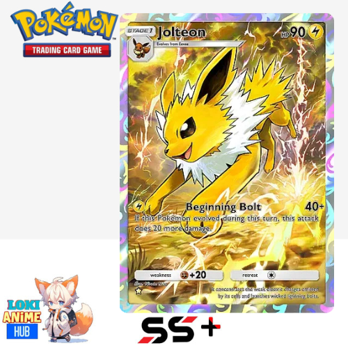 (EN) jolteon 74 Sar Sir Art Rare Gred SS+ Eevee Grove EX pokemon card ...