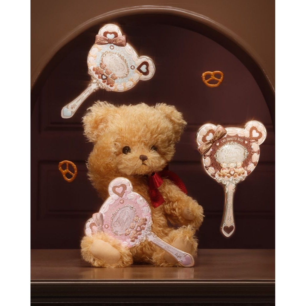 NEW! 100% ORIGINAL Flower Knows The Sweetie Bear Hand Mirror Cermin ...