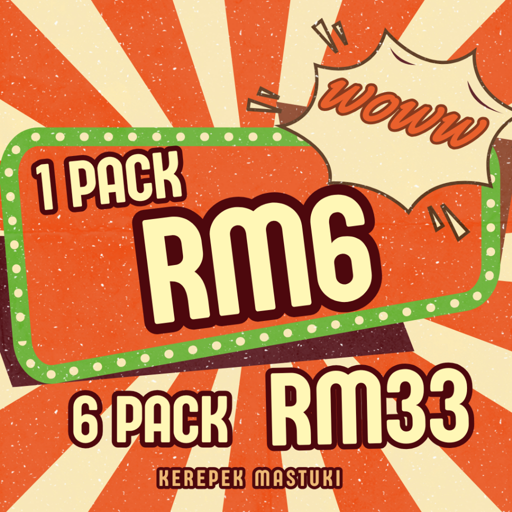 COMBO 6 PACK RM33 only !!! WOW WOW kerepek pisang/ bawang/ ubi ...