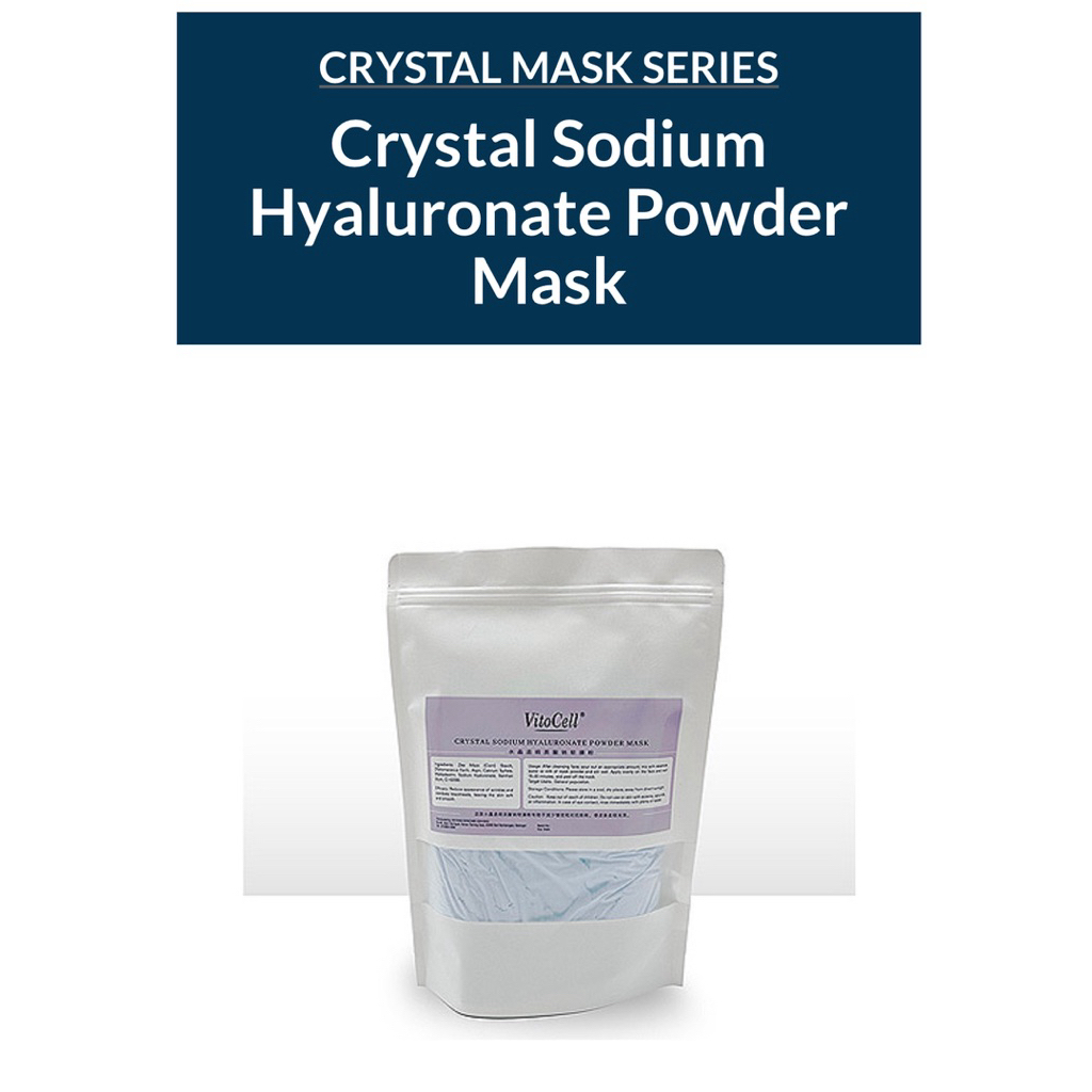 VitoCell Crystal Sodium Hyaluronate Powder Mask 1kg/50gm 水晶透明质酸钠软膜粉 ...