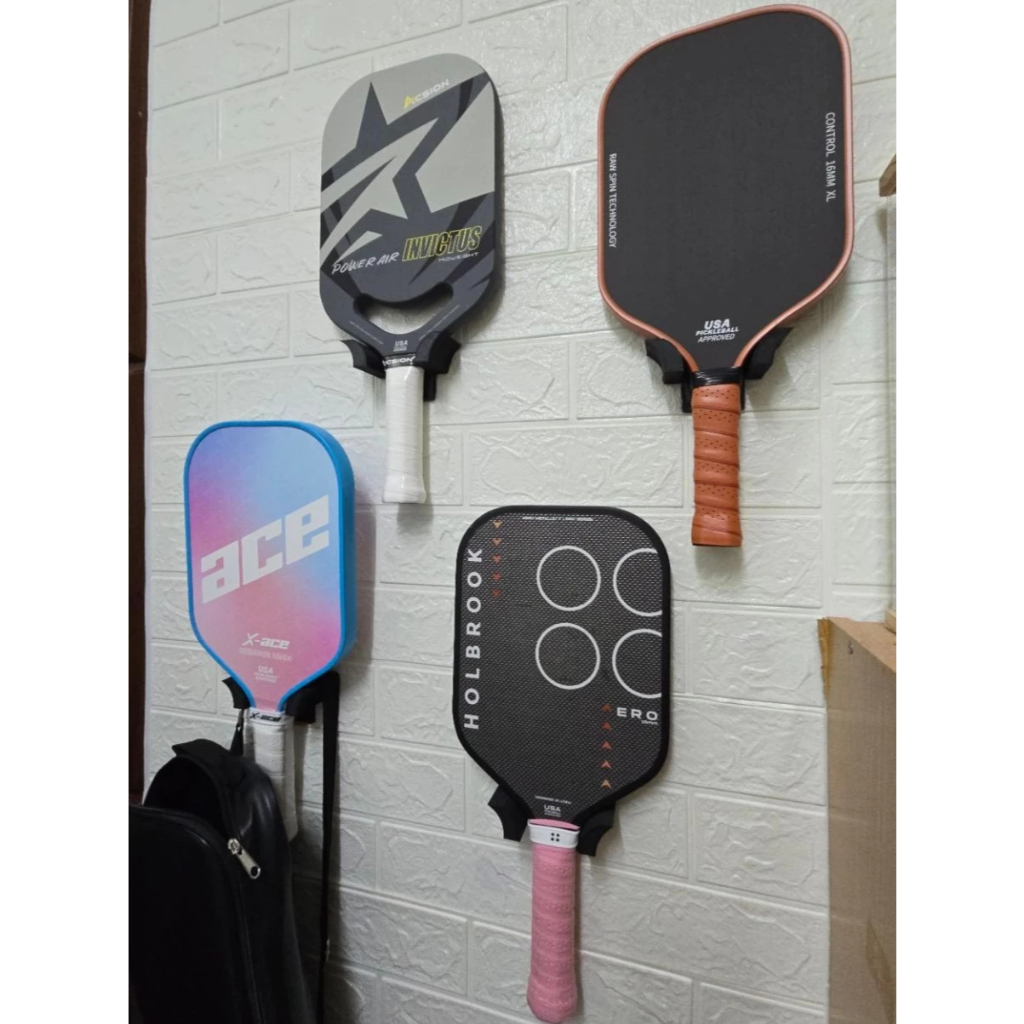 Pickleball Paddle Racket Wall Mount Bracket Holder (Badminton/Table ...
