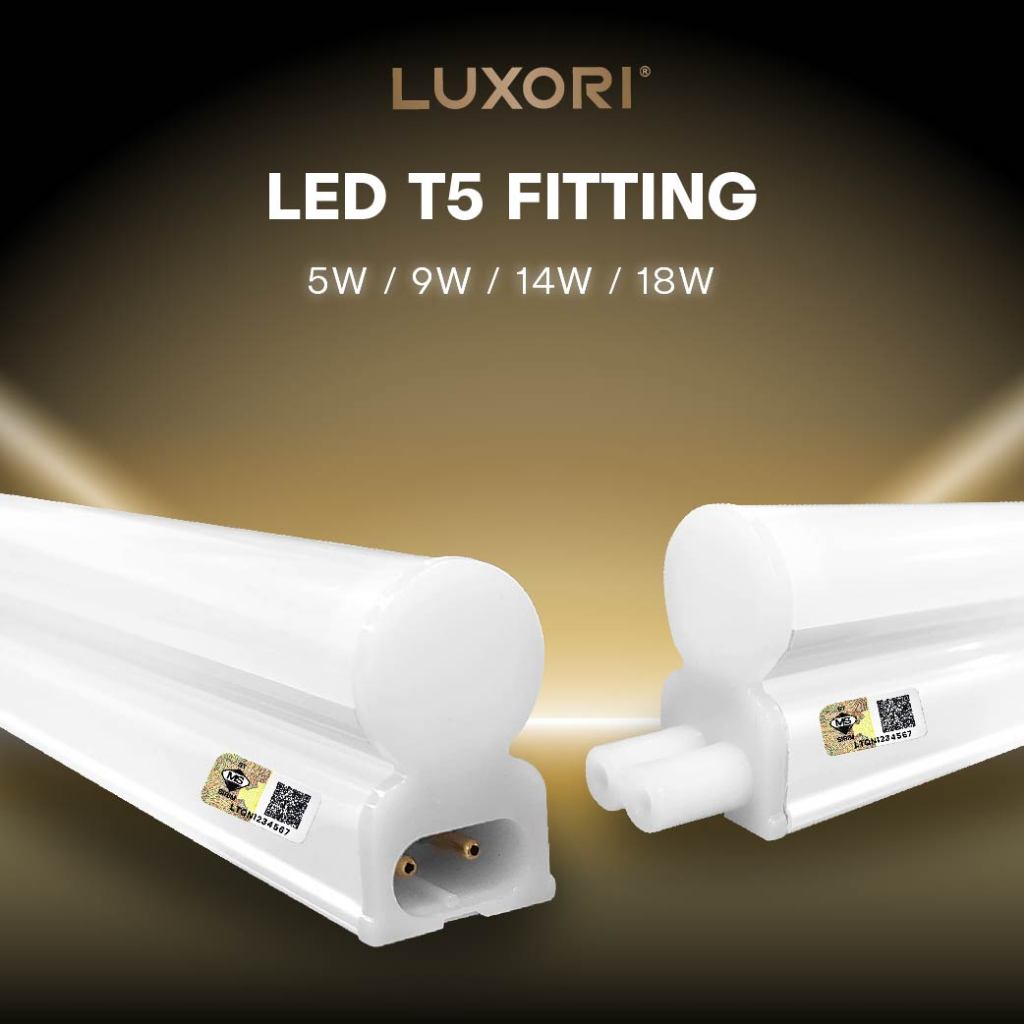 LUXORI LED Seamless Joint T5 - 5W / 9W / 14W / 18W | Shopee Malaysia