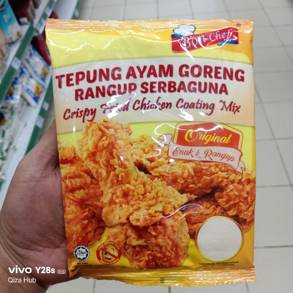 Bon Chef Tepung Ayam Goreng Original (200g) Ready Stock Halal | Shopee ...