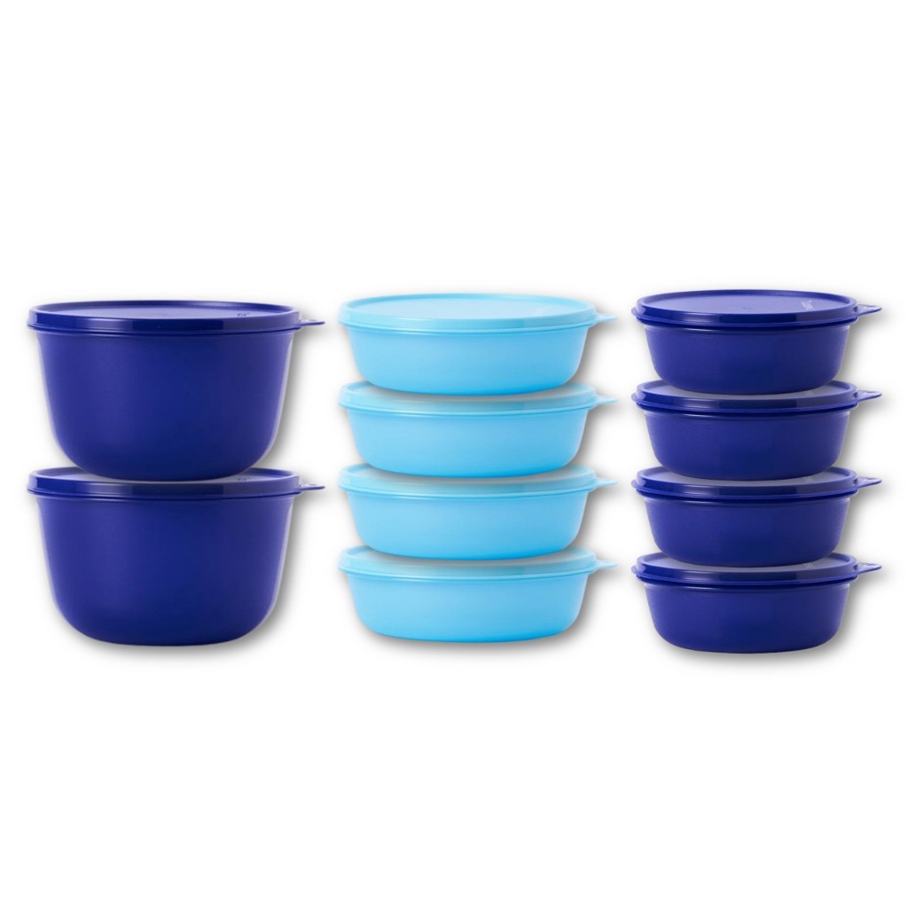 Tupperware Modular Bowl Set (10 pcs) | Shopee Malaysia
