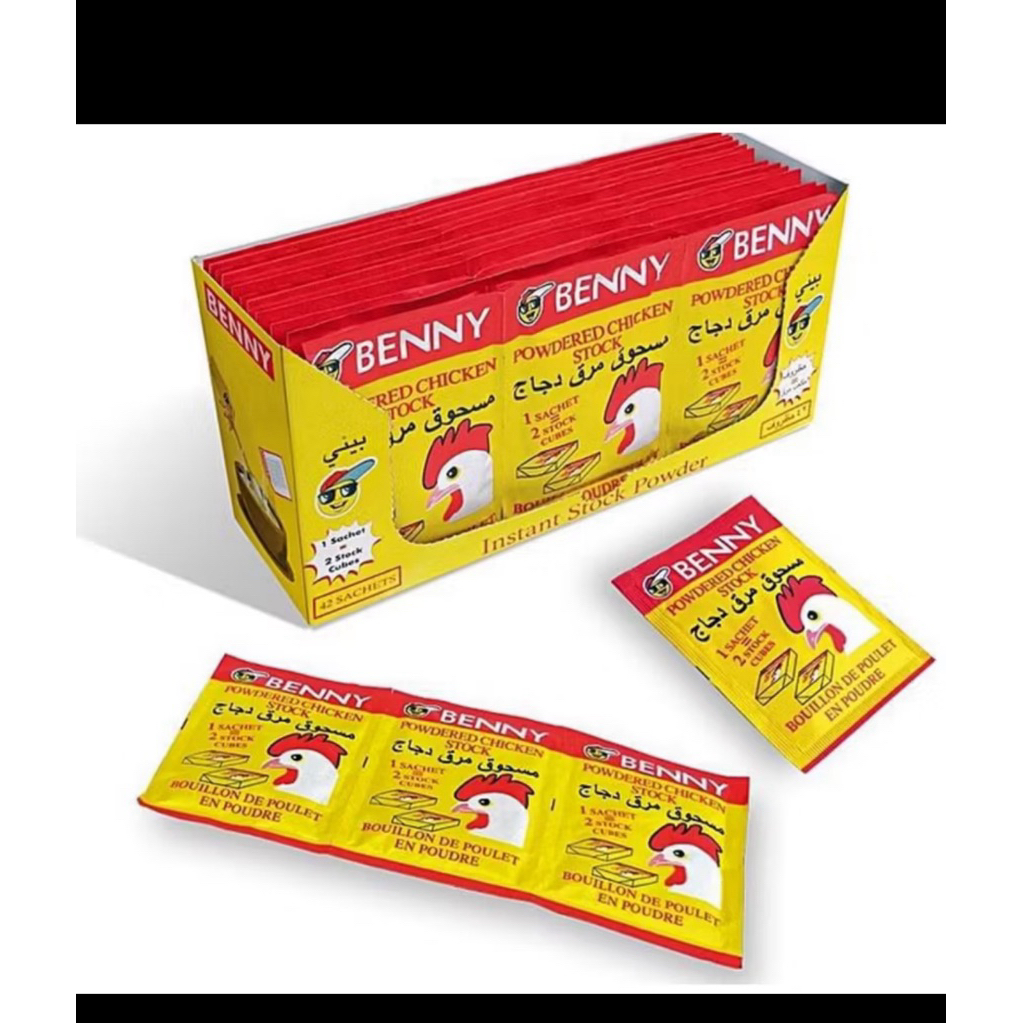 Benny powdered chicken flavoured stock 17g | Shopee Malaysia