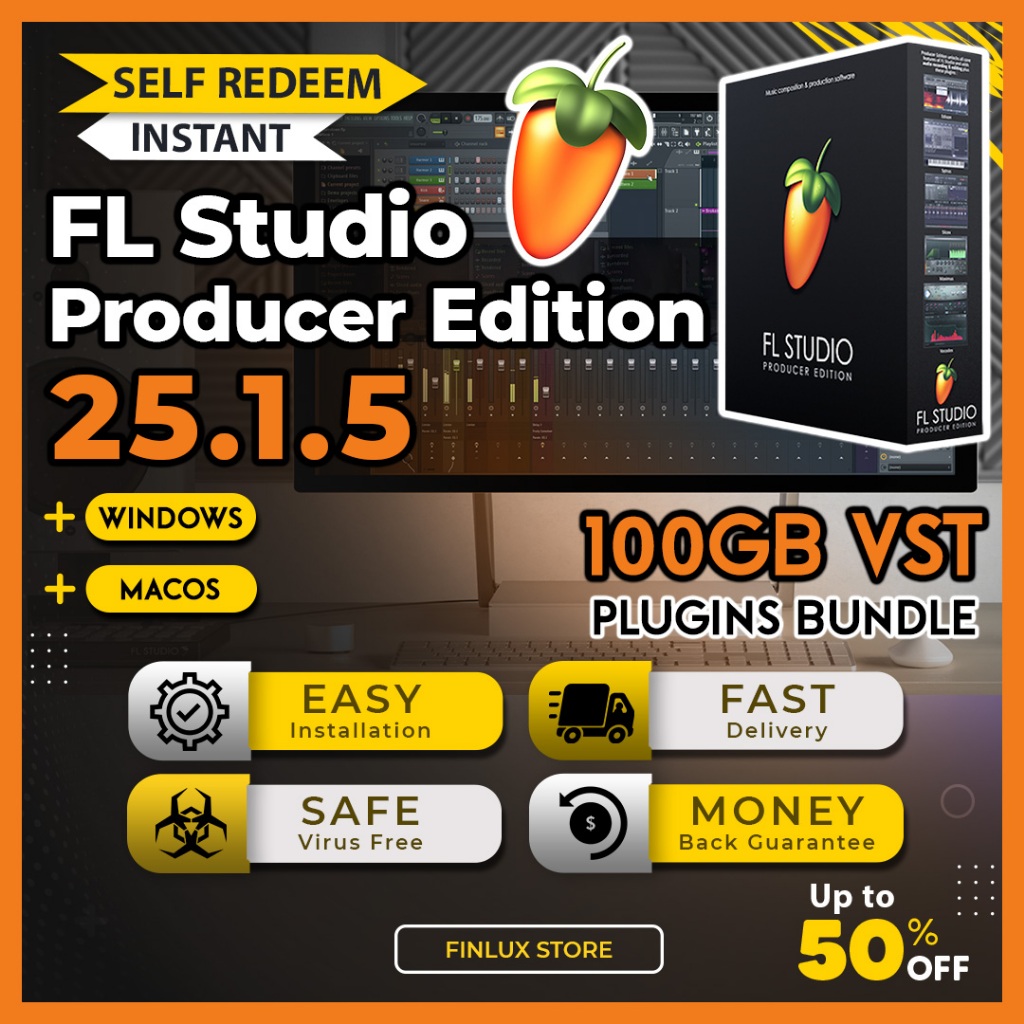 [SELF REDEEM] FL Studio Producer Edition v25.1.5 + Signature Bundle ...