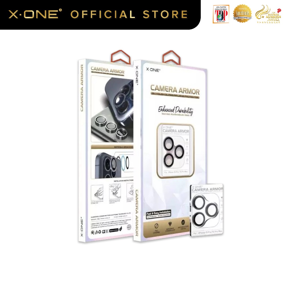 X.One Camera Armor Series Sapphire Coated Corning Glass Camera Lens ...