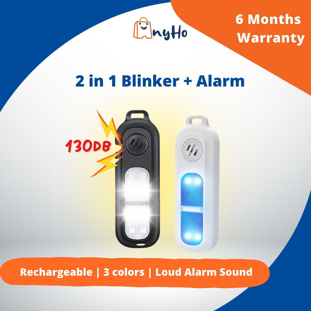 Running Blinker Light with Alarm Sound Cycling Flashing light Emergency ...
