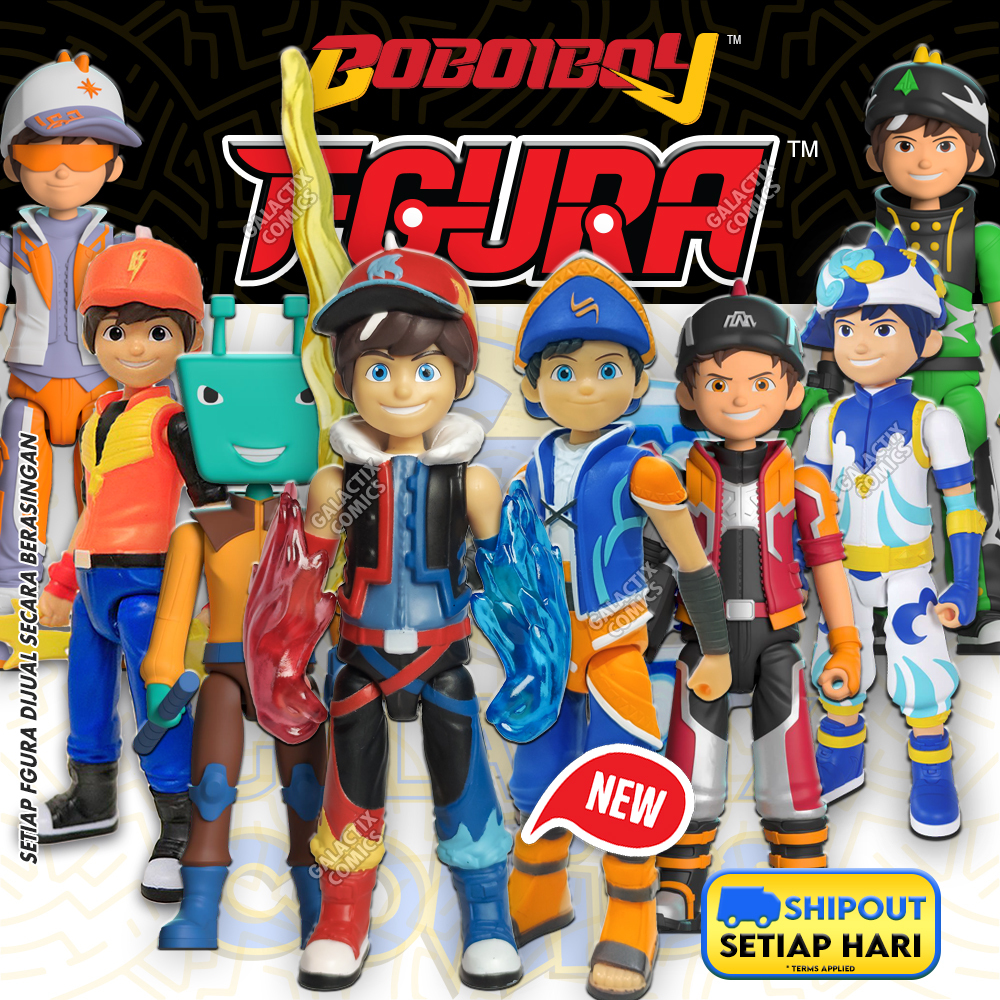 🆕 BoBoiBoy Mechamato FGURA Original BoBoiBoy Blizzard Nova Frostfire ...