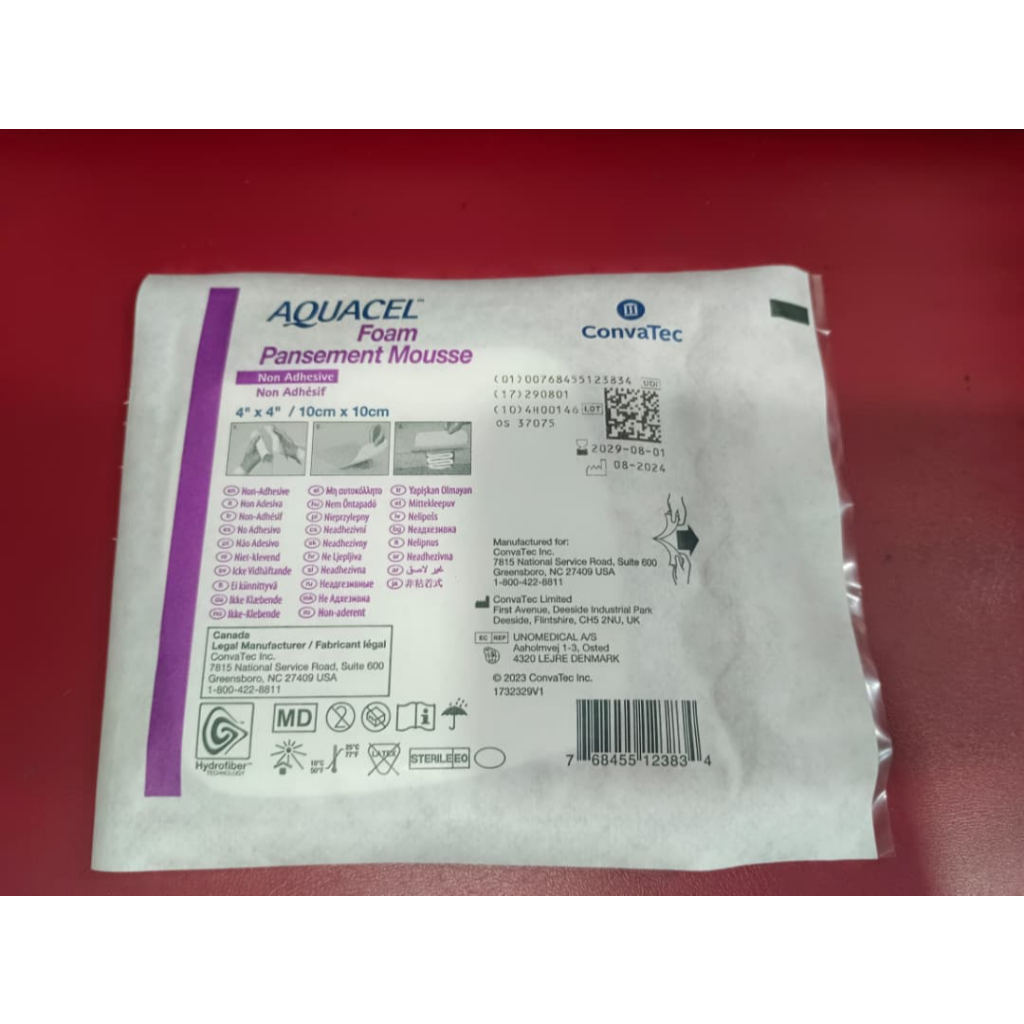 [NEW PACKAGING] CONVATEC AQUACEL FOAM PANSEMENT MOUSE NON ADH 10X10CM ...