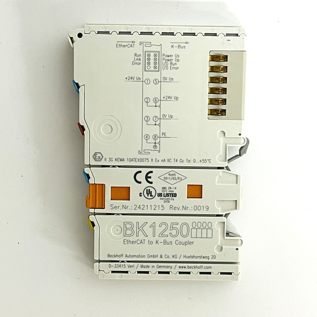 (Used) Beckhoff BK1250 Compact coupler between EtherCAT Terminals and ...