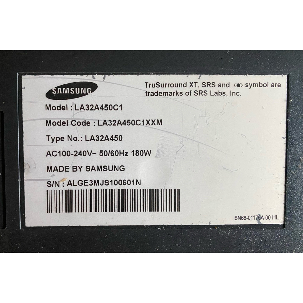 samsung LA32A450C1 main board pawer board inverter | Shopee Malaysia