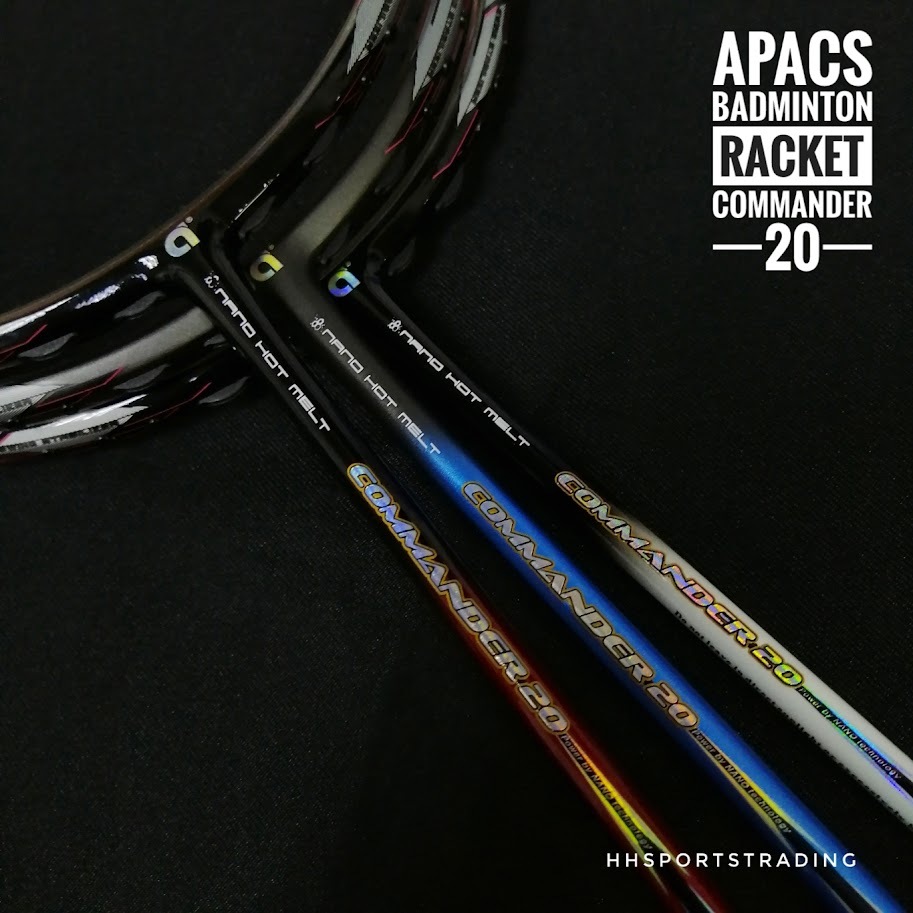 APACS Badminton Racket COMMANDER 20 ( 100% Original ) HIGH SPEED FRAME ...