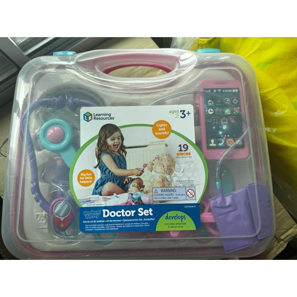 PRELOVED Learning Resources Pretend and Play Doctor Kit, Doctor Kit for ...