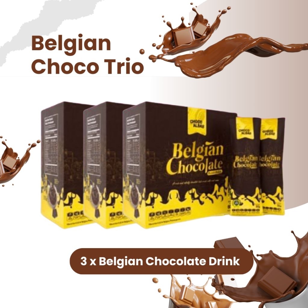 (Ready Stock) Belgian Chocolate Drink - Choco Trio | Shopee Malaysia