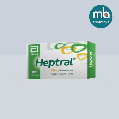 Heptral 500mg (20 Tablets) - Support Liver Health & Function | Shopee ...