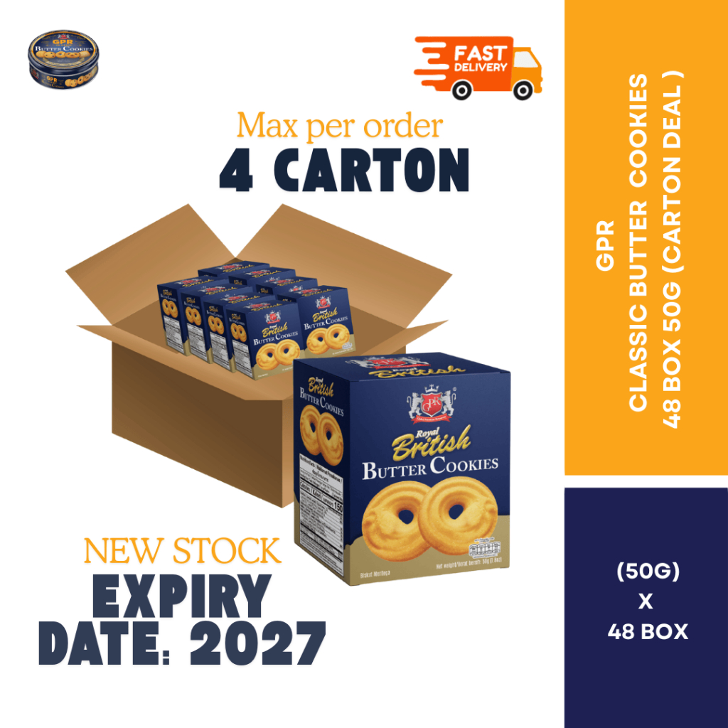[Ready Stock Carton Deal] GPR Classic Butter Cookies /Wedding Doorgift ...
