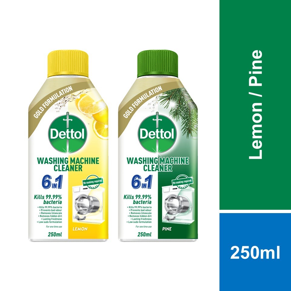 Dettol Washing Machine Cleaner 250ml (Lemon/Pine) | Shopee Malaysia