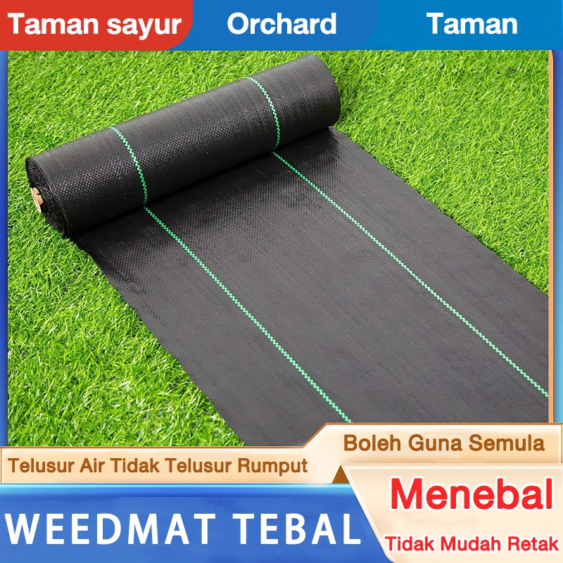 WEEDMAT Penutup Tanah Tikar kawalan rumput rumput rumput tebal rumput ...