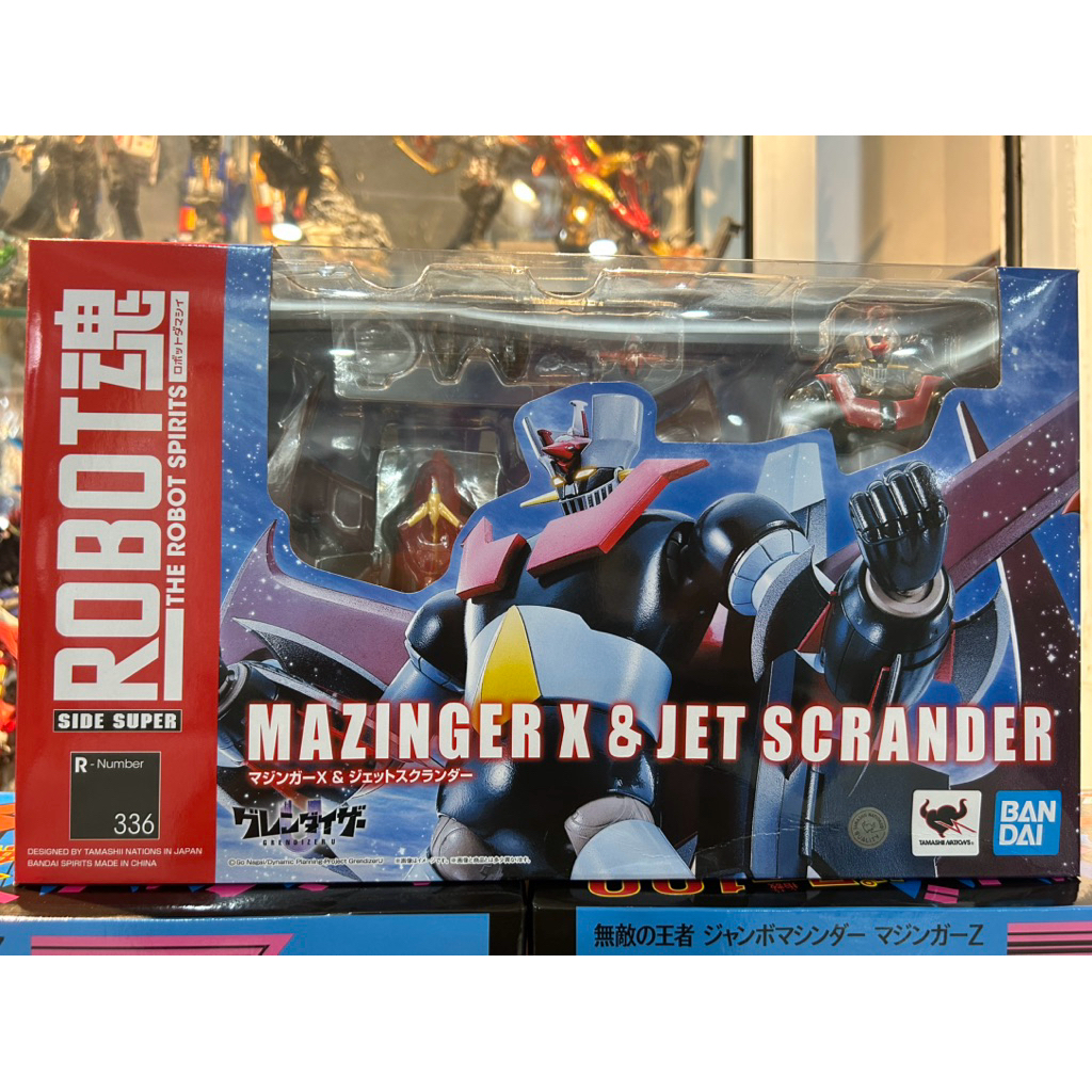 Bandai Robot Spirits Side Robot R-336 Mazinger X & Jet Scrander Action ...