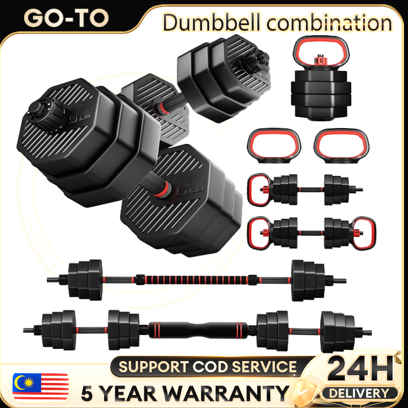 Dumbbell Set Multi-Adjustable Barbell Combination With Bold Connector ...