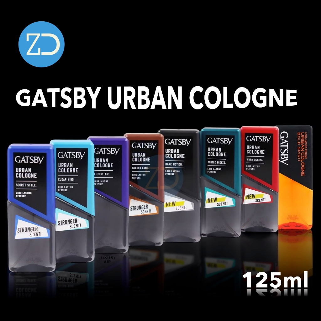 GATSBY URBAN COLOGNE 125ML(GOLDEN FAME/LUXURY AIR/CLEAR MIND/SECRET ...