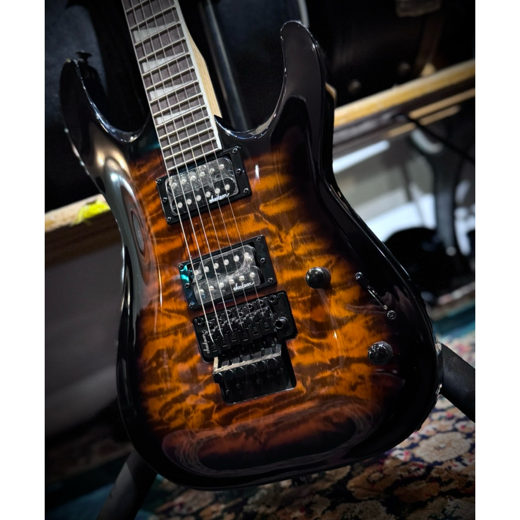 USED GEAR Jackson JS Series Dinky Arch Top JS32Q DKA Electric Guitar ...