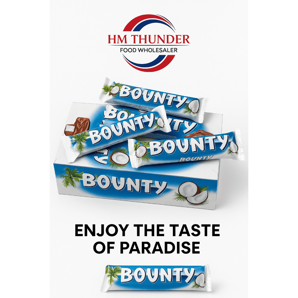🍫🥥 Bounty Chocolate Bars 24 x 57g (1.368kg) – Rich Coconut & Smooth ...