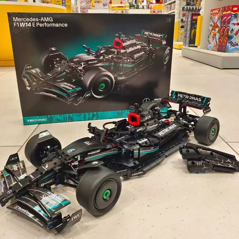 1642pcs Building Block Toys Mercedes-Benz Amg F1 W14 E High Performance ...
