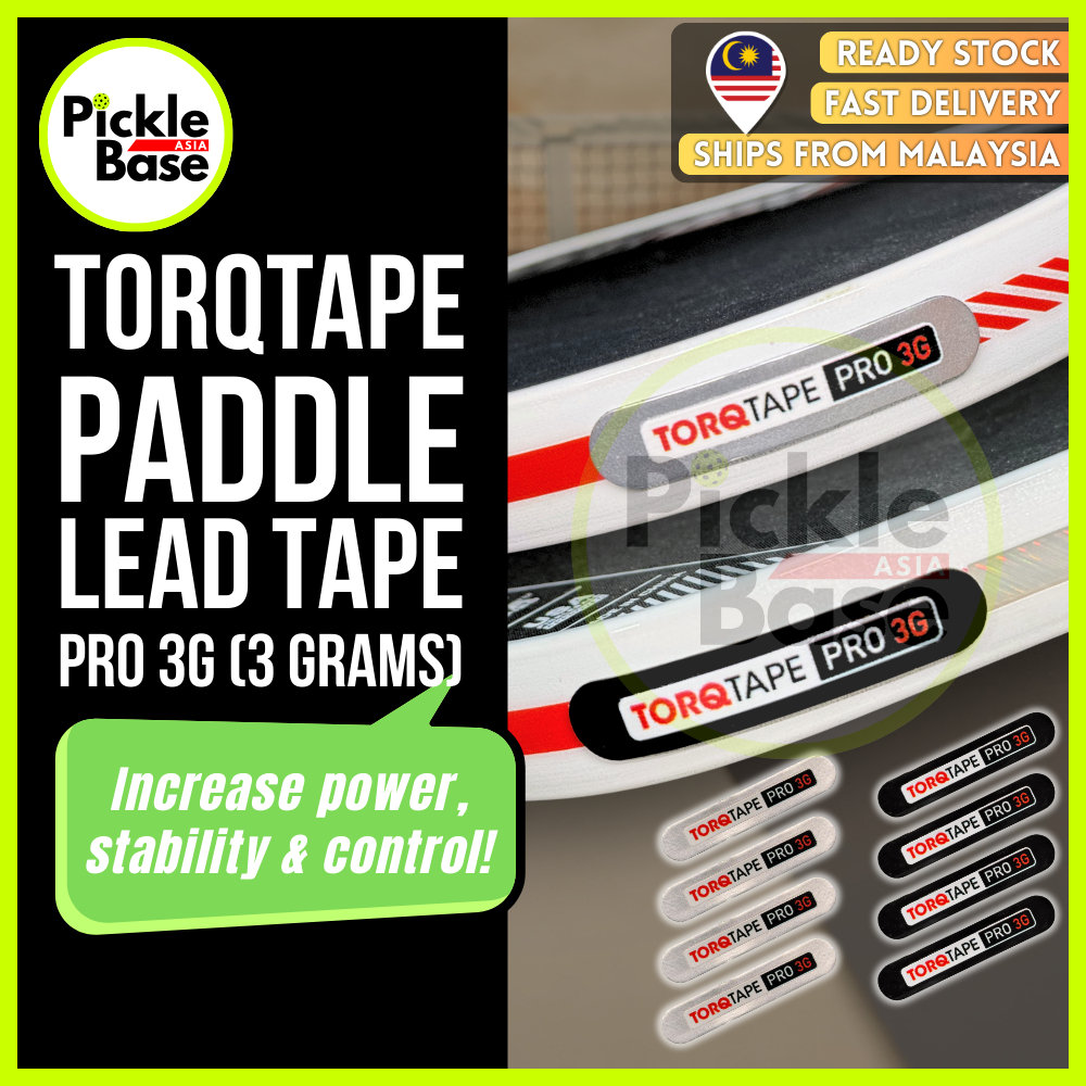[TORQTAPE] PRO 3G PICKLEBALL (4PCS) PADDLE LEAD TAPE TORQ TAPE ...