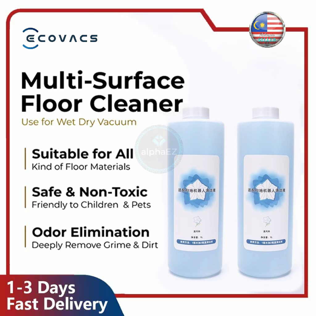 ECOVACS DEEBOT Floor Cleaning Solution Detergent Multi-Surface Pet and ...