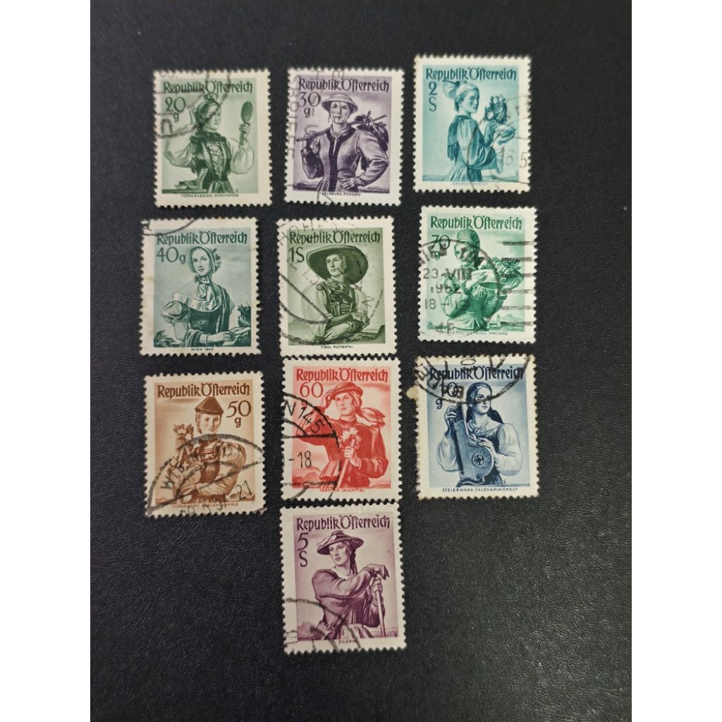 R05 Austria definitive postage stamps 10 differentix3d used | Shopee ...
