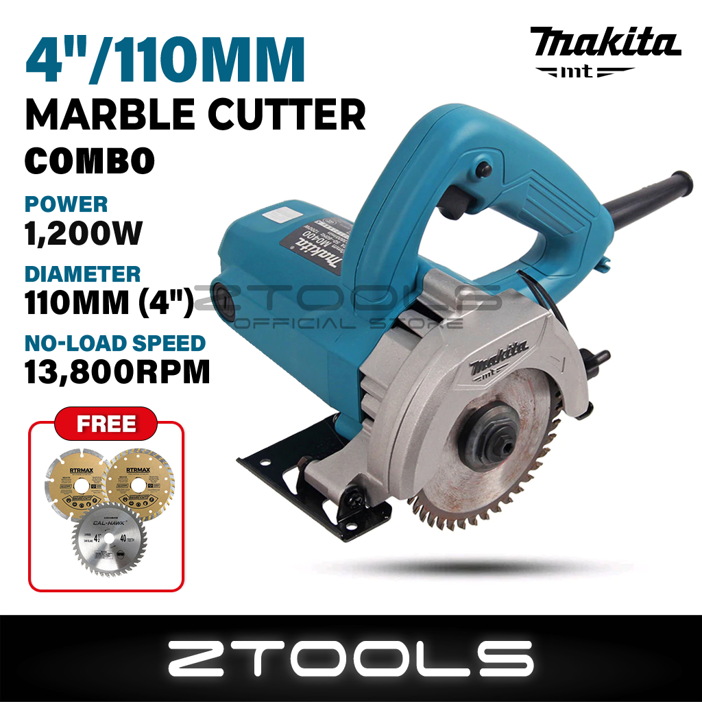 Makita Marble Cutter 4" 1200W Mozek Tile Concrete Wood Diamond Circular ...