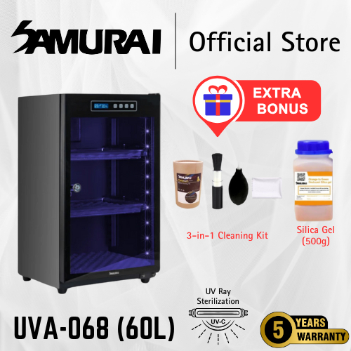 Samurai Dry Cabinet UVA-068 (60L) UV Sterilization Anti Bacterial Mould ...