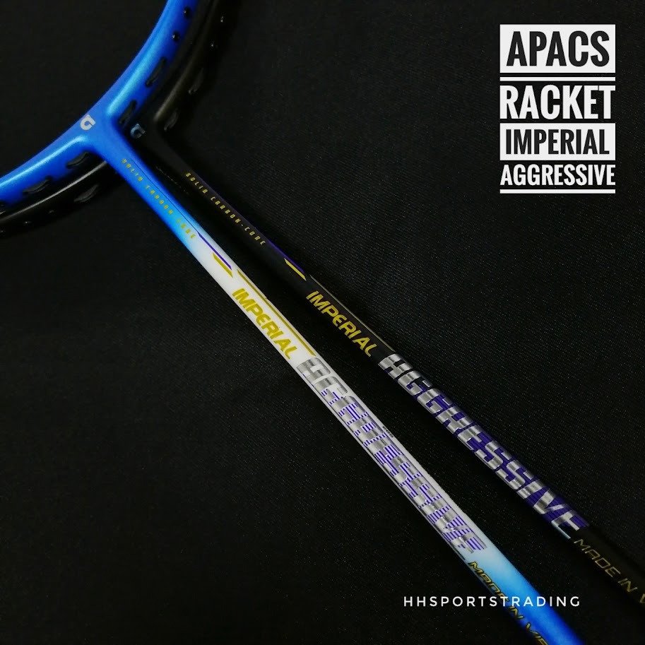 APACS Badminton Racket IMPERIAL AGGRESSIVE ( 100% Original ) | Shopee ...