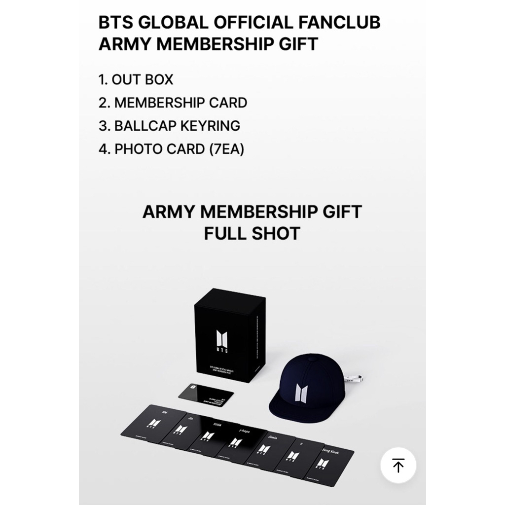 (ready stock 2023 gift) BTS 2025 / 2024 / 2023 Army Membership Gift Kit ...
