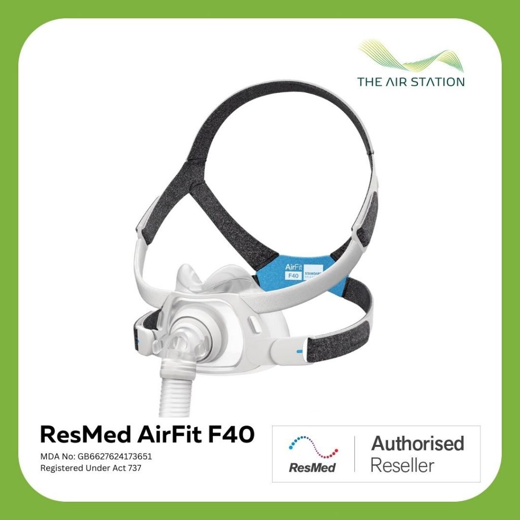 ResMed AirFit F40 Hybrid Full Face Mask For CPAP APAP BIPAP Sleep Apnea ...