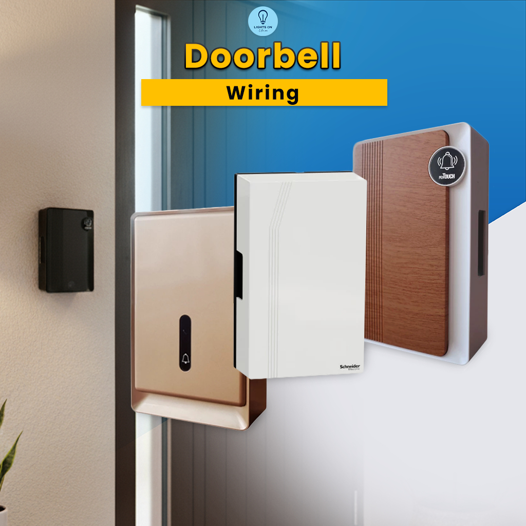 Schneider/Retouch Mechanical Door Chime Doorbell Loceng Rumah 99AC Door ...