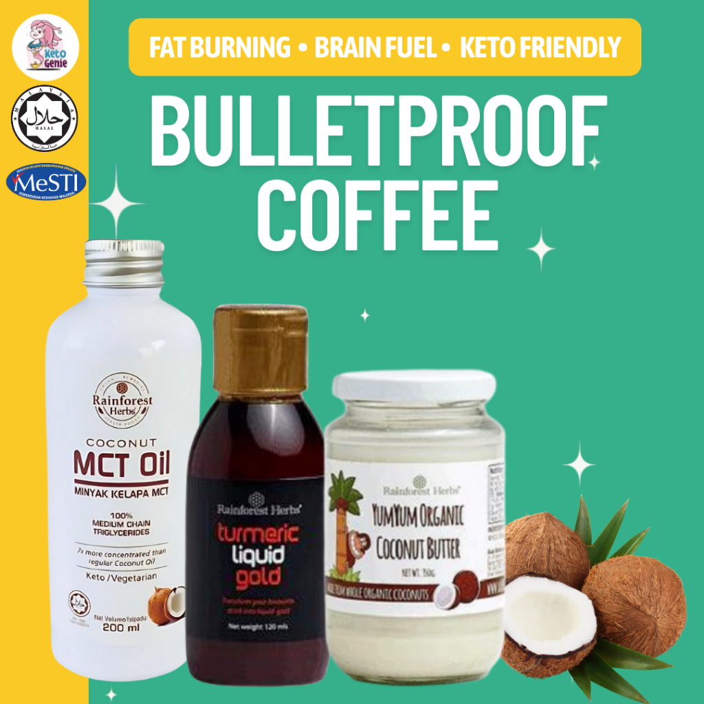 Rainforest Herbs Coconut Butter/MCT Oil C8/Turmeric-Bulletproof ...
