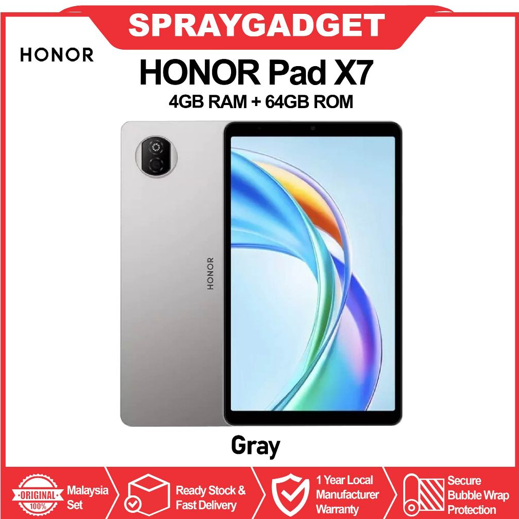 [NEW] HONOR Pad X7 Tablet (4GB RAM + 64GB ROM) 8.7" Eye Comfort Display ...