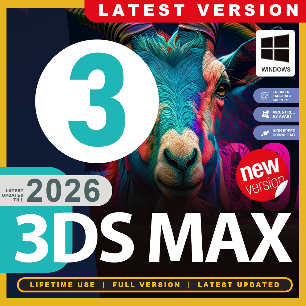 3ds Max 2026 + Vray & Corona + Video Guide 💻 Windows | Full Version ...