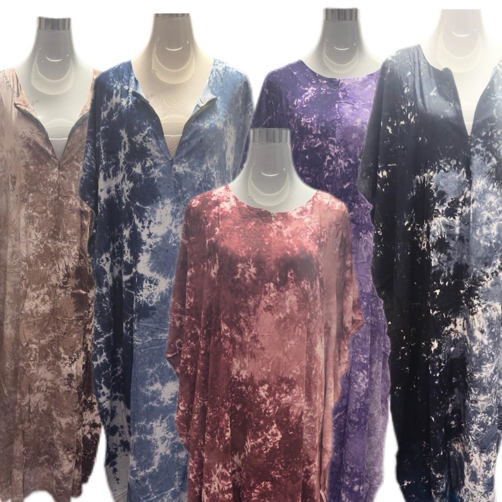 Kaftan Ibu Menyusu Berzip – MATERIAL 100% Cotton Rayyon - Nursing ...