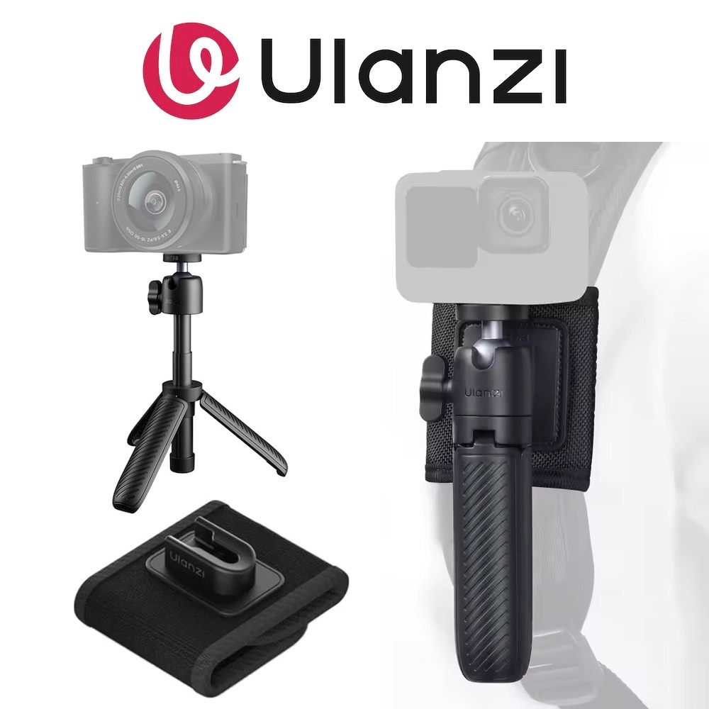 Ulanzi MT88 ClipMate Tripod Selfie Stick Velcro Backpack Bag Strap ...